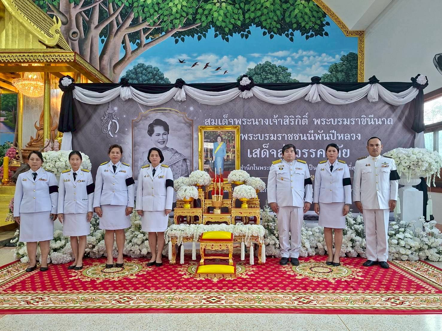 กกต.กำแพงเพชร พร้อมคณะฯ ร่วมพิธีบำเพ็ญกุศล ”สัตตมวาร” ครบ ๗ วัน น้อม ...